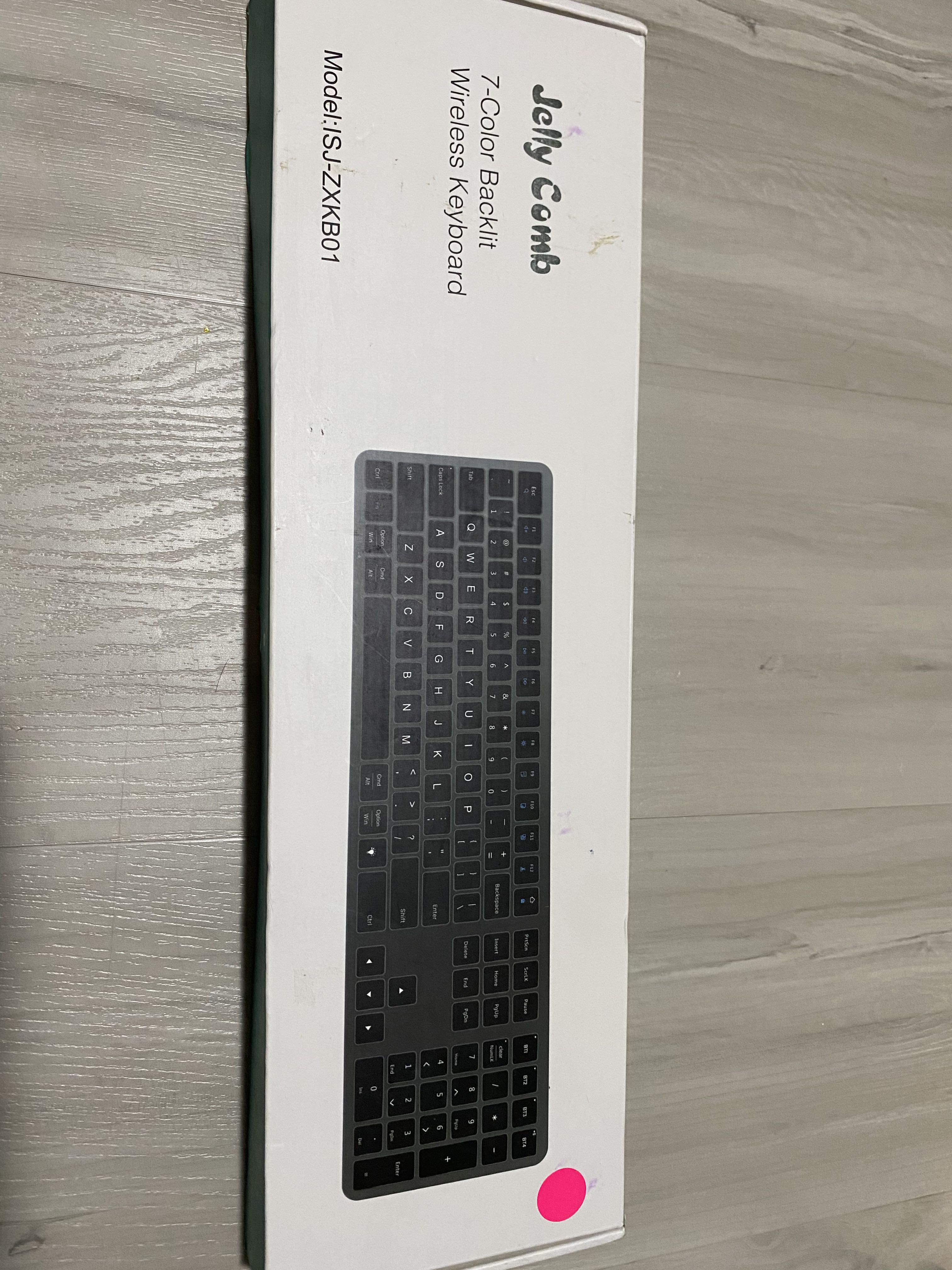 Jelly Comb 7 Color backlit keyboard, Computers & Tech, Parts ...