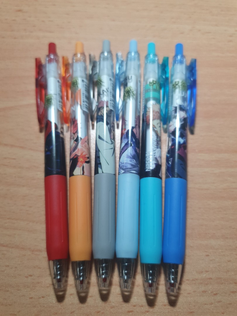 Jujutsu Kaisen Pens (Black Ink), Hobbies & Toys, Memorabilia ...