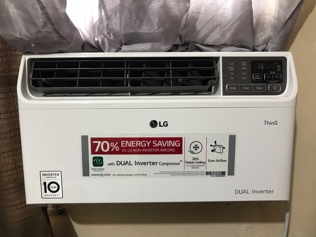 LG LA080EC .80 HP, Dual Inverter Compressor, 70% Energy Saving, Fast ...