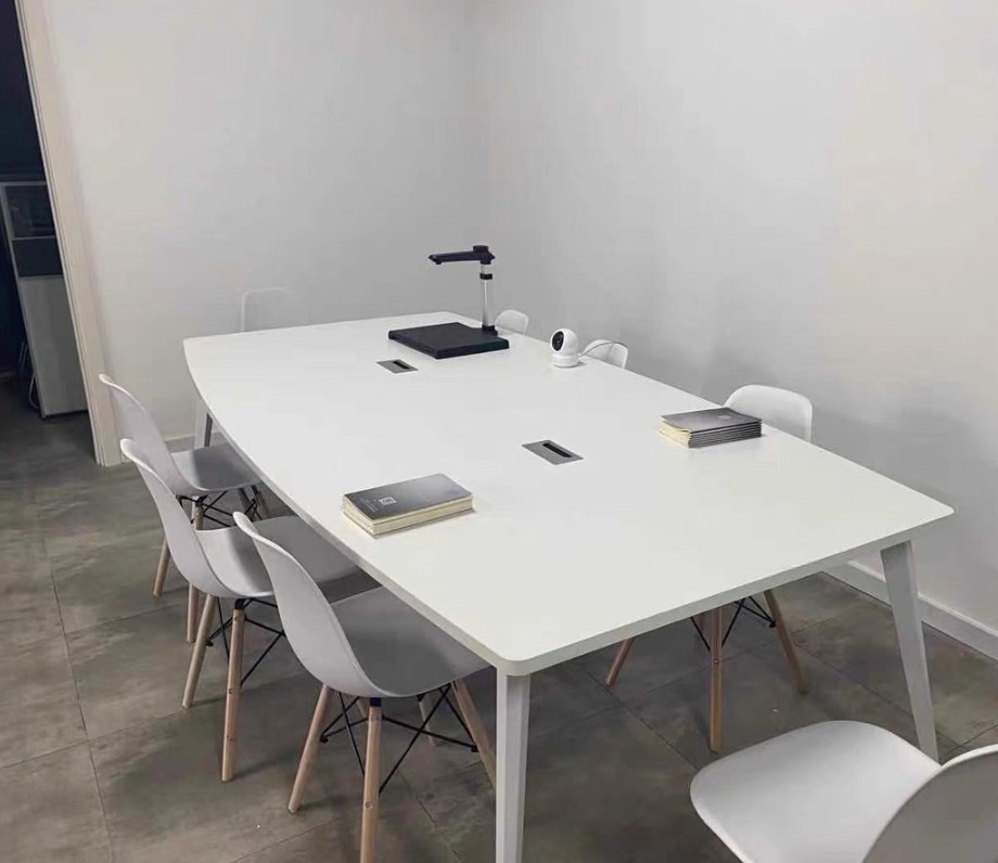 Long office table white 240cm x 120cm, Furniture & Home Living ...