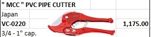 MCC PVC PIPE CUTTER, Commercial & Industrial, Industrial Equipment on ...