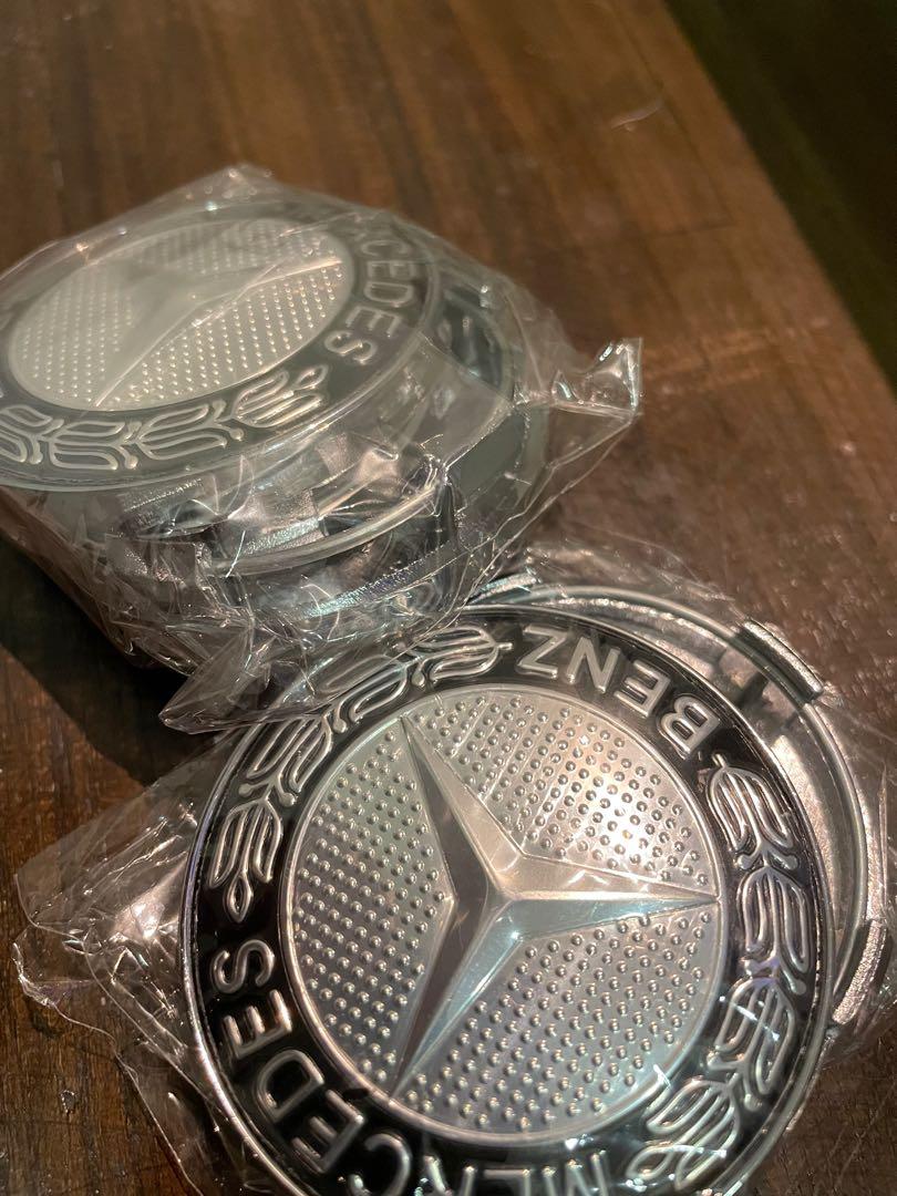 Mercedes rim logo 60mm, Car Accessories, Tyres & Rims on Carousell