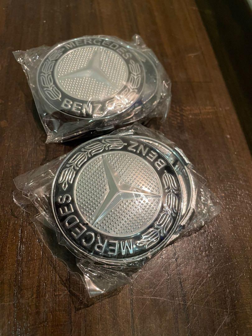 Mercedes rim logo 60mm, Car Accessories, Tyres & Rims on Carousell