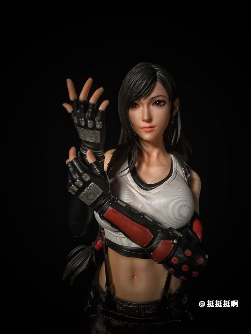 MH Studio Final Fantasty 7 Remake Tifa GK 幕后工作室 最终幻想7重制版 蒂法雕像, Hobbies ...