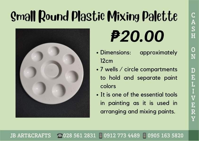 Mixing palette /plate, Hobbies & Toys, Stationary & Craft, Art & Prints ...