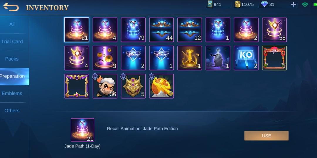 Mobile Legends ML Account, Video Gaming, Video Games, Others on Carousell