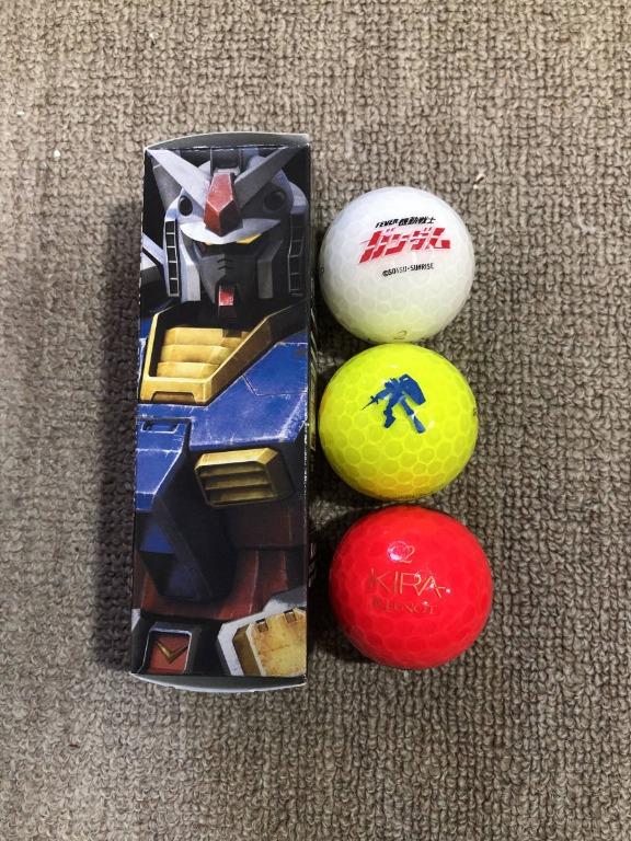 Mobile Suit Gundam Original Golf Balls (SET of 3) [RX-78-2 Gundam ...
