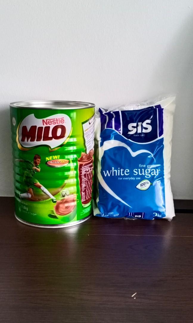nestle milo1.8kg+sis sugar 2kg, Food & Drinks, Packaged & Instant Food ...