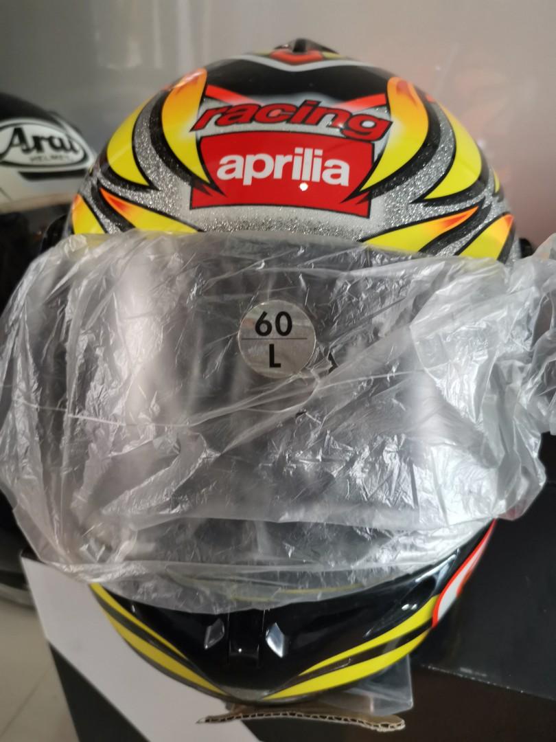 New aprilia helmet, Motorcycles, Motorcycle Apparel on Carousell