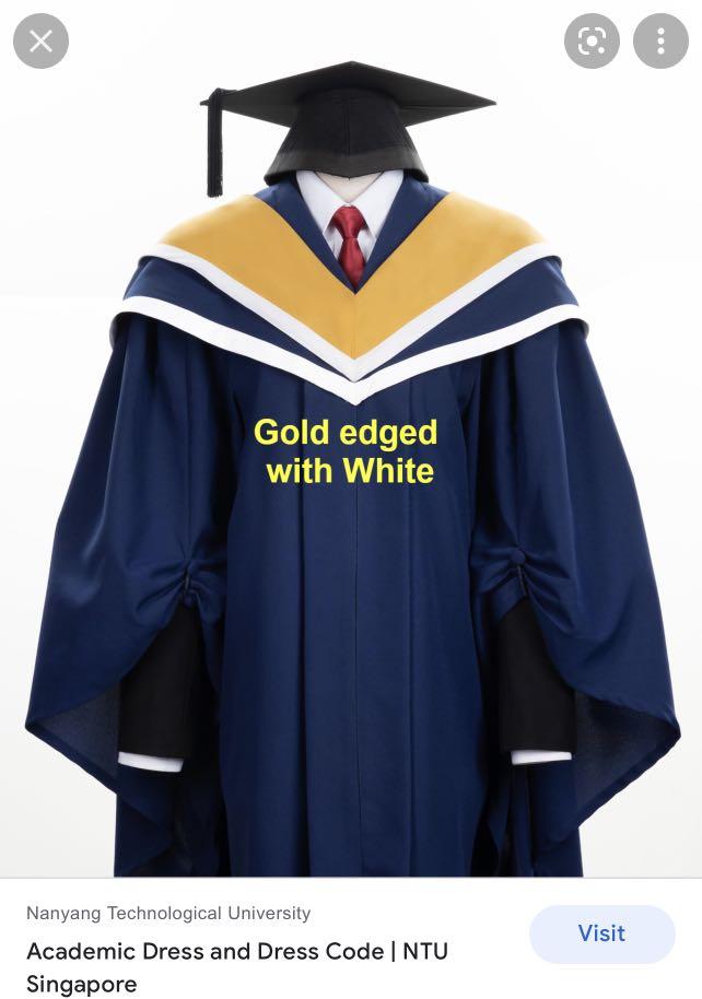 NTU graduation gown, Women's Fashion, Dresses & Sets, Evening dresses ...