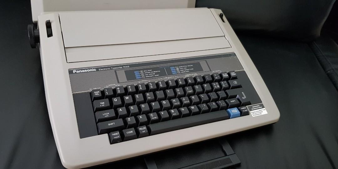 Panasonic Electronic Typewriter KX-R305, Everything Else on Carousell