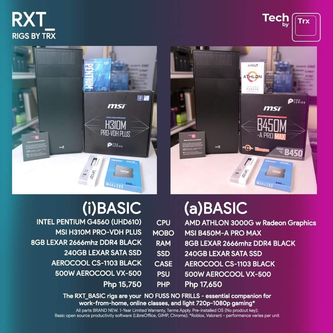 PC WFH, Online Class RXT_BASIC, Computers & Tech, Desktops on Carousell