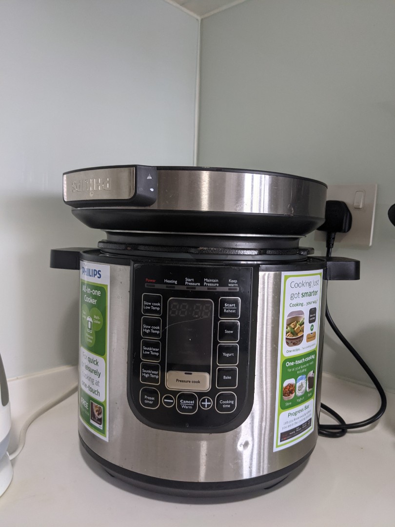 Philips electric pressure cooker, TV & Home Appliances, Kitchen ...