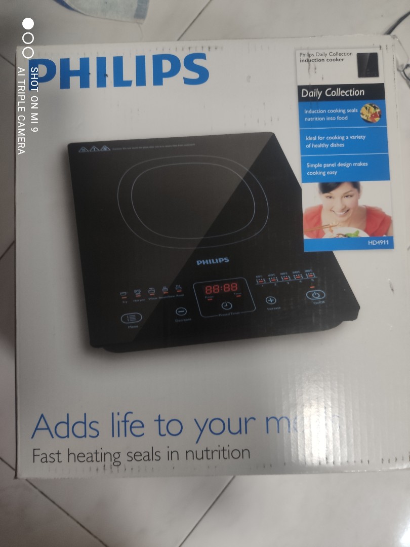 Philips induction cooker New, TV & Home Appliances, Kitchen Appliances ...