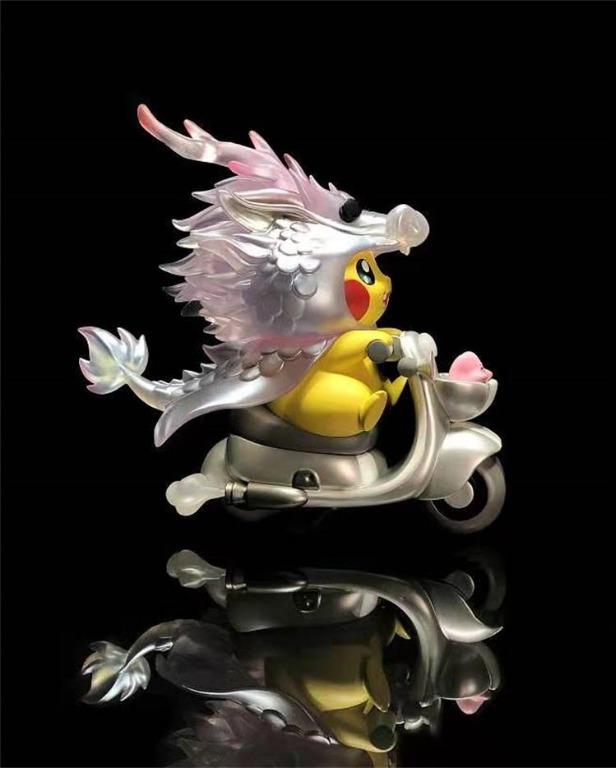 [PO] Stone Studio - Pokemon Riding Bike Pikachu, Hobbies & Toys, Toys ...