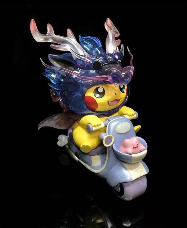 [PO] Stone Studio - Pokemon Riding Bike Pikachu, Hobbies & Toys, Toys ...