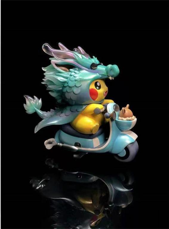 [PO] Stone Studio - Pokemon Riding Bike Pikachu, Hobbies & Toys, Toys ...