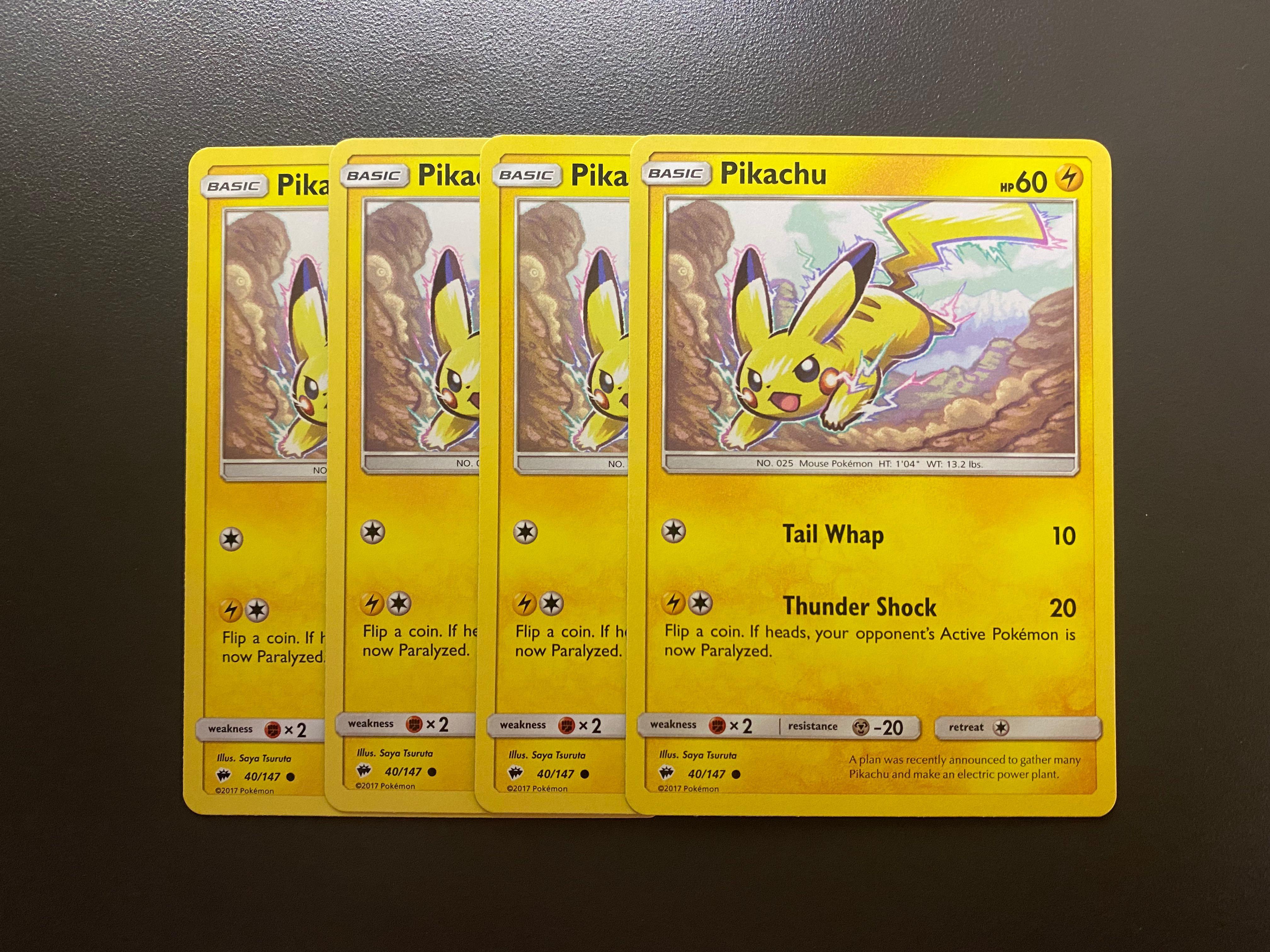 Pokemon Burning shadows [Pikachu], Hobbies & Toys, Toys & Games on ...