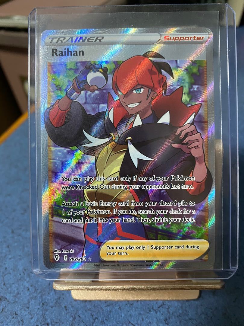 Pokemon TCG | Evolving Skies | Raihan, Hobbies & Toys, Toys & Games on ...