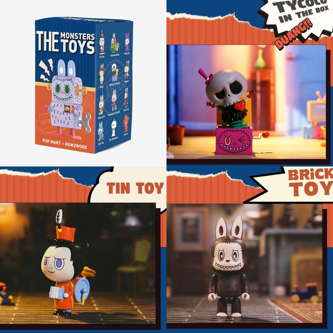 Popmart Labubu The Monsters Toys Tycoco In The Box Tin Toy Brick Toy Hobbies And Toys Toys