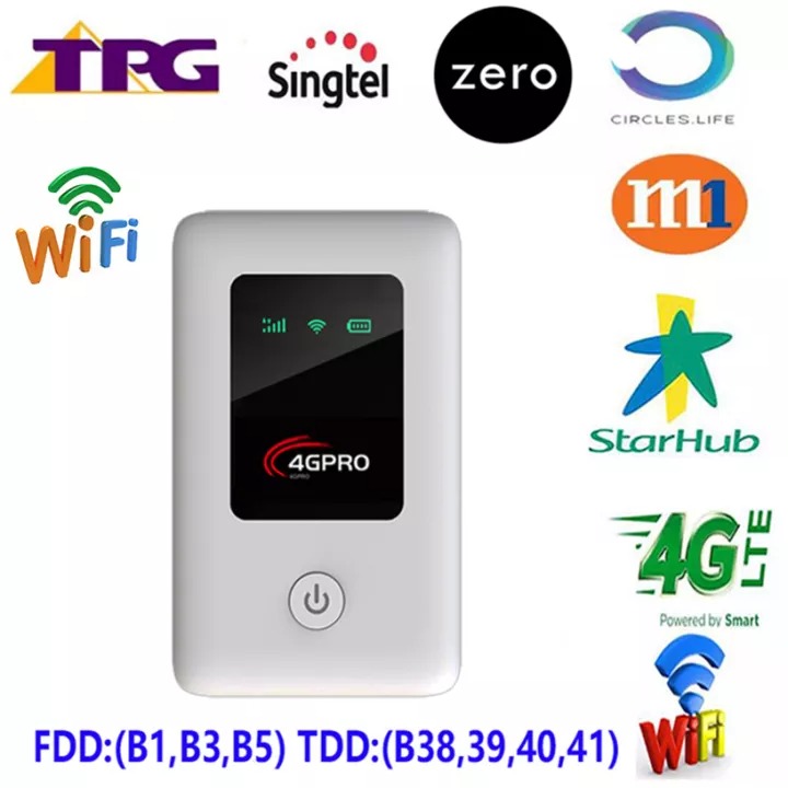 Premium 4G WIFI Router Mifi 4G LTE Hotspot Wireless Colour Display ...