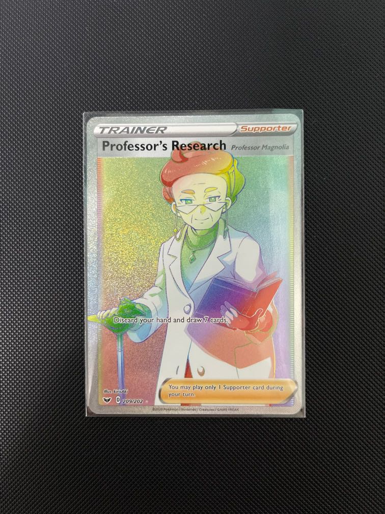 Professor’s Research Rainbow Hyper Rare Sword and Shield Base set ...