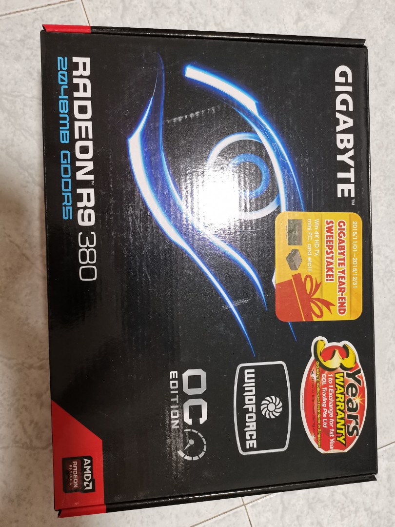 Radeon R9 380 2GB Windforce OC edition GPU, Computers & Tech, Parts ...