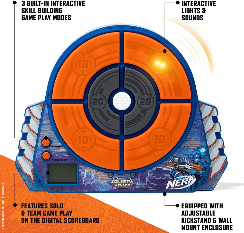 {READY STOCK} NERF Alien Menace Digital Target, Hobbies & Toys, Toys ...