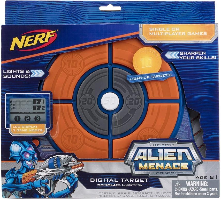 {READY STOCK} NERF Alien Menace Digital Target, Hobbies & Toys, Toys ...