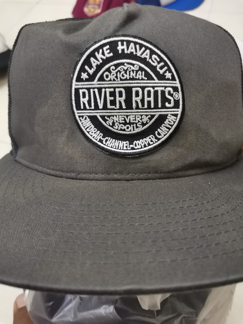River rats trucker, Men's Fashion, Accessories, Caps & Hats on Carousell