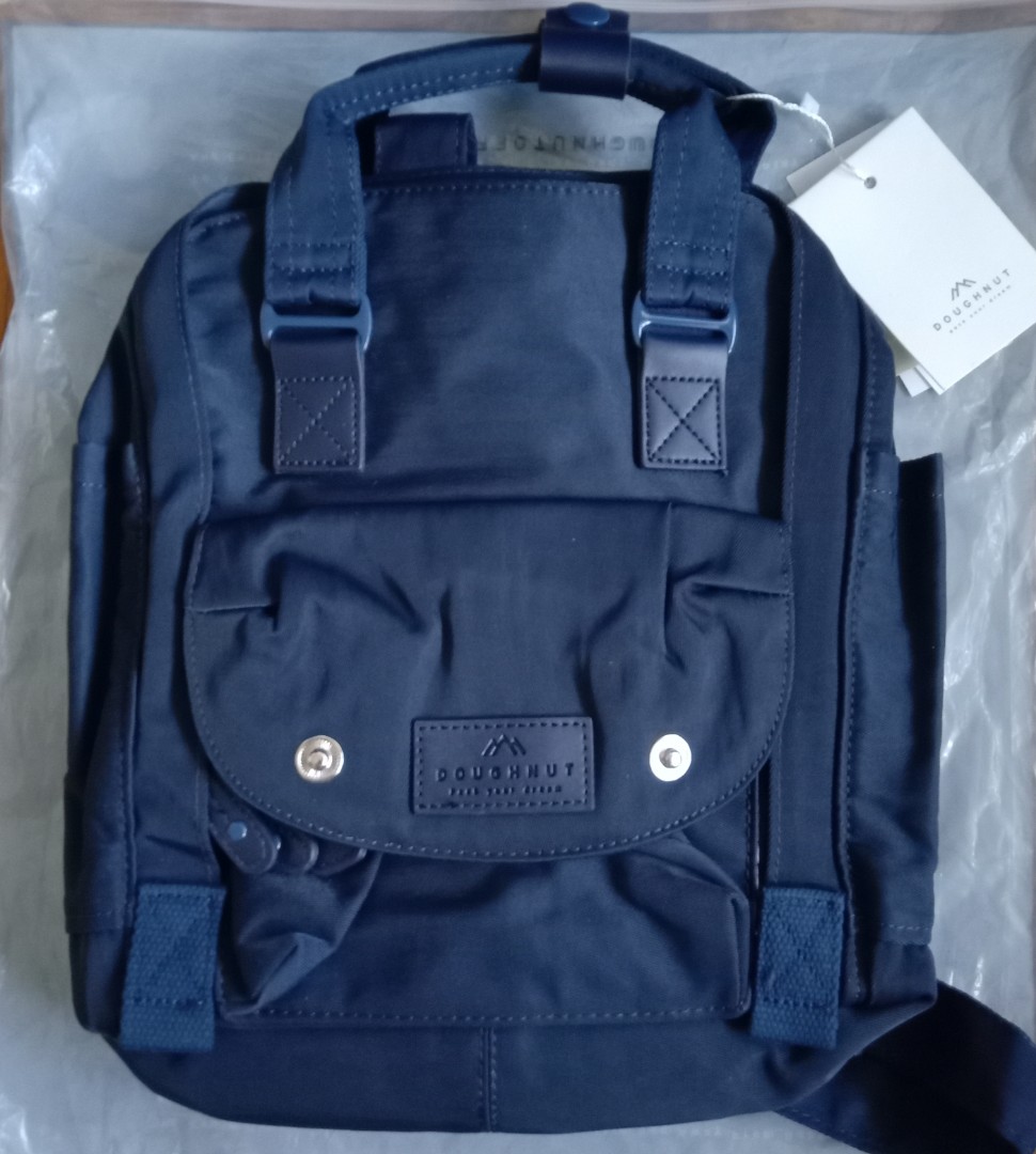 RUSH Doughnut Mini Backpack Navy Blue, Women's Fashion, Bags & Wallets ...