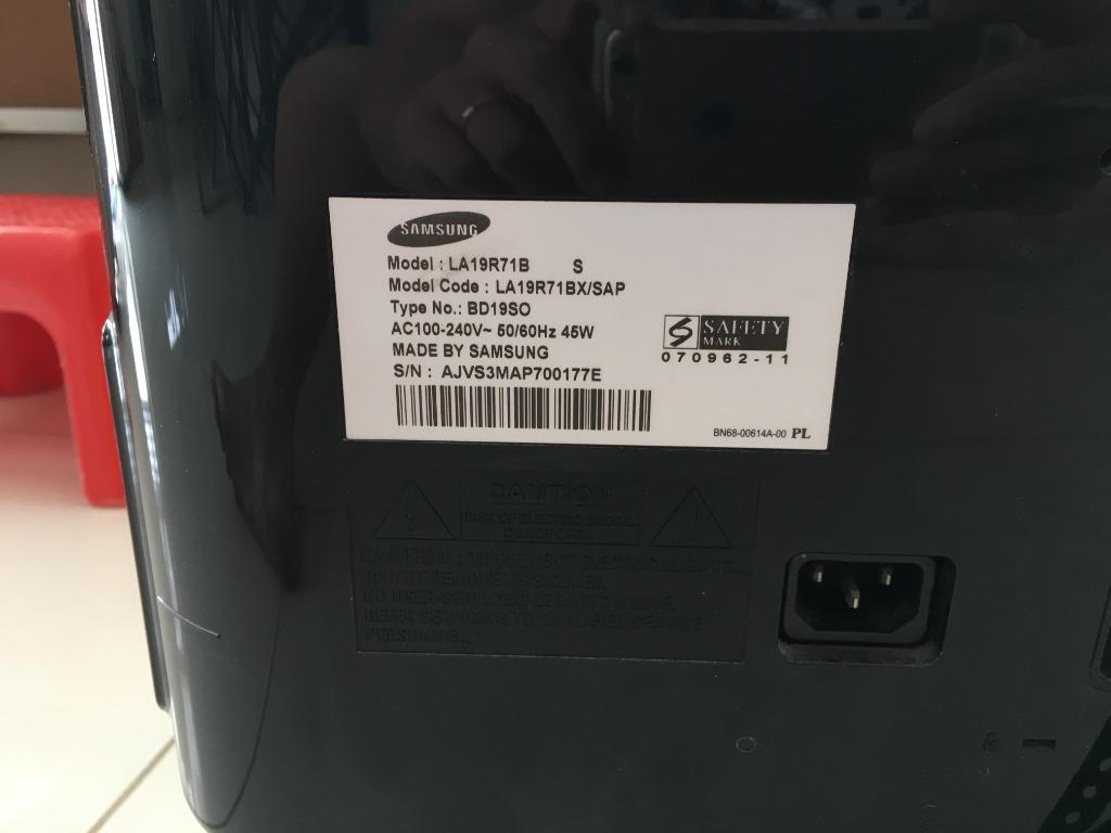 Samsung Computer Monitor LA19R71B 19 inch Wide LCD TV Black, Computers ...