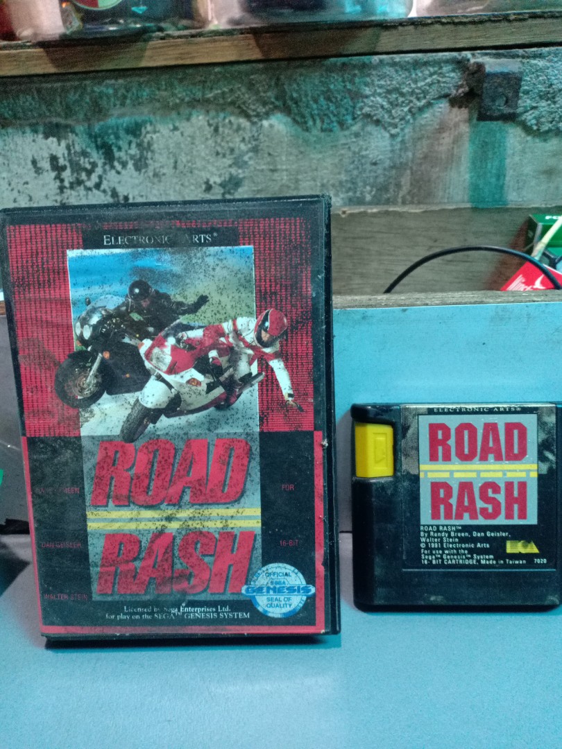 Sega Mega Drive Road Rash, Hobbies & Toys, Memorabilia & Collectibles ...