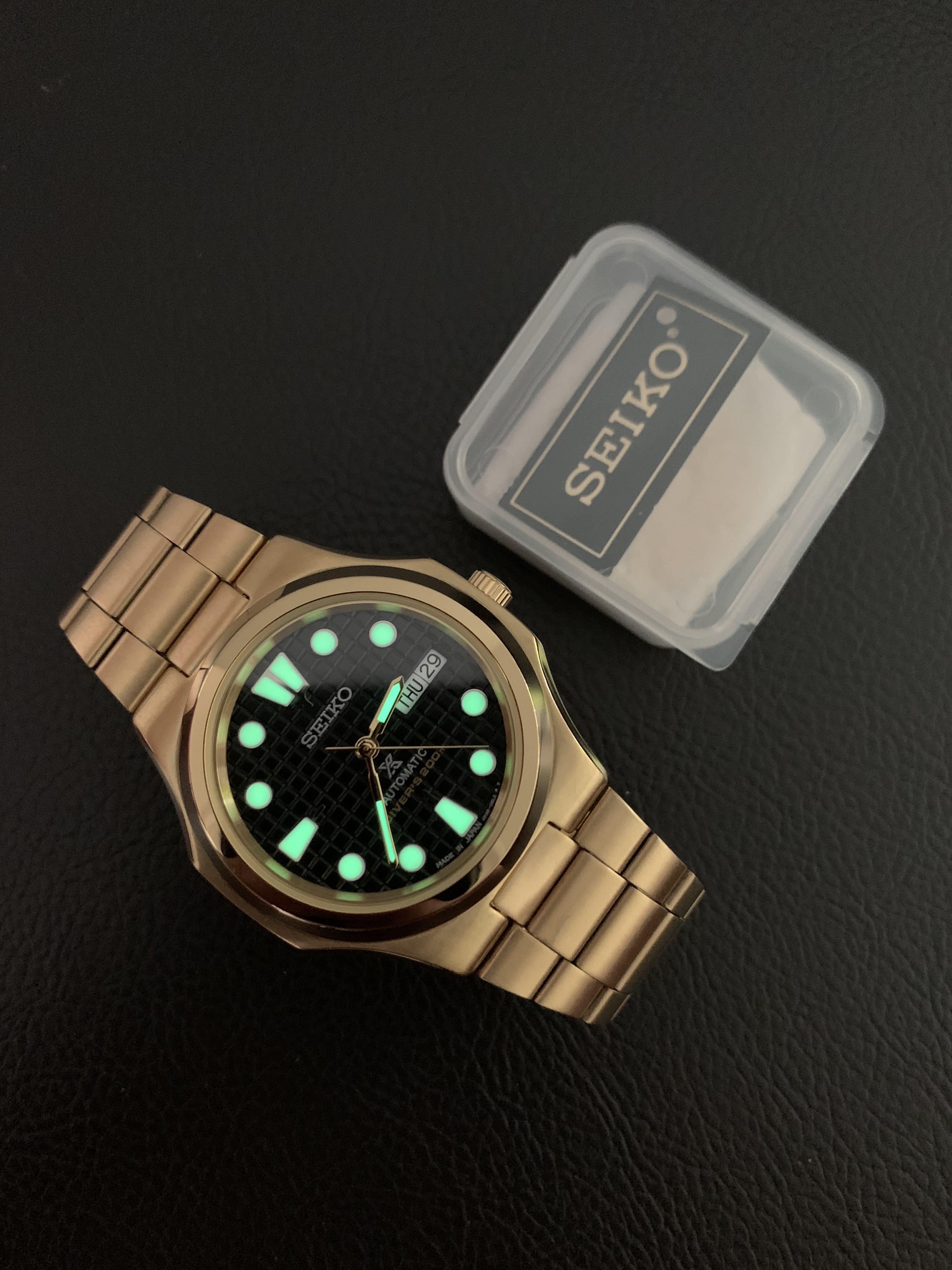 Seikonaut OEM Seiko SNKK52 Mod, Men's Fashion, Watches & Accessories ...