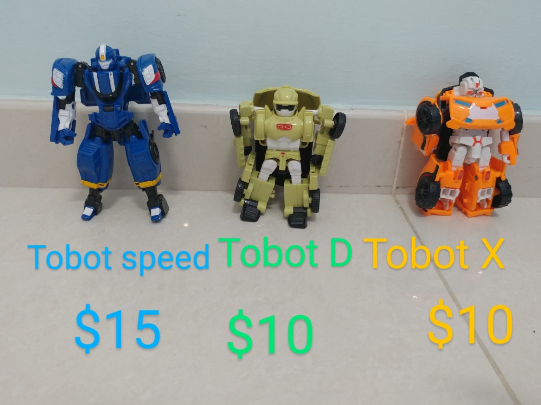 Selling Tobots mini series. Tobot speed,Tobot D,Tobot X., Hobbies ...