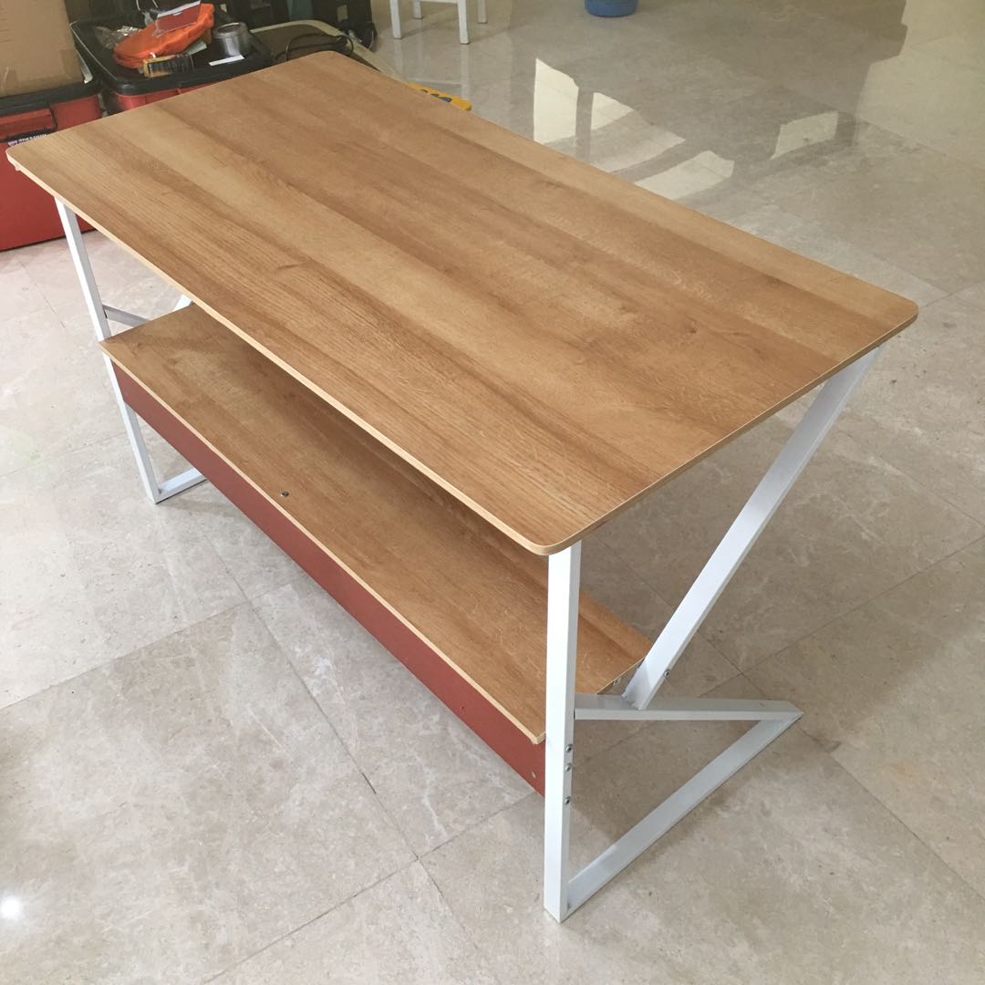 Simple Study Table Work Home Desk, Furniture & Home Living, Furniture ...