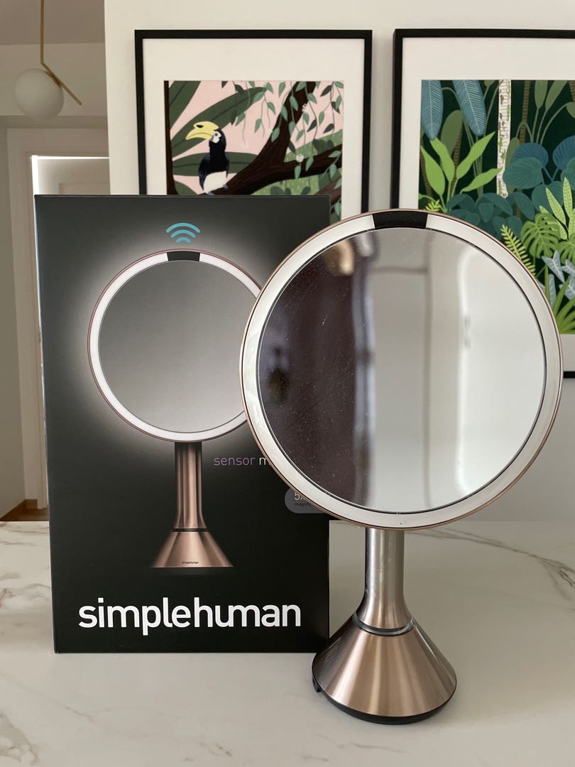 Simplehuman Sensor Mirror with Touch Control Brightness, Furniture ...