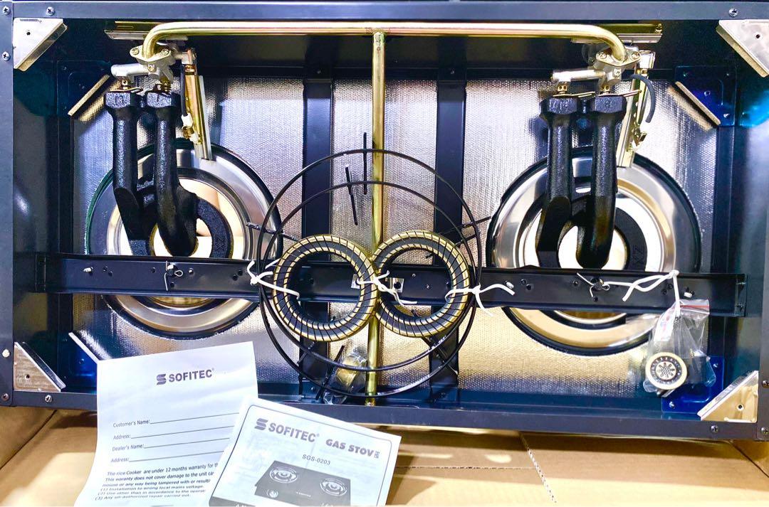 Sofitec Porcelain Gas Stove, TV & Home Appliances, Kitchen Appliances ...