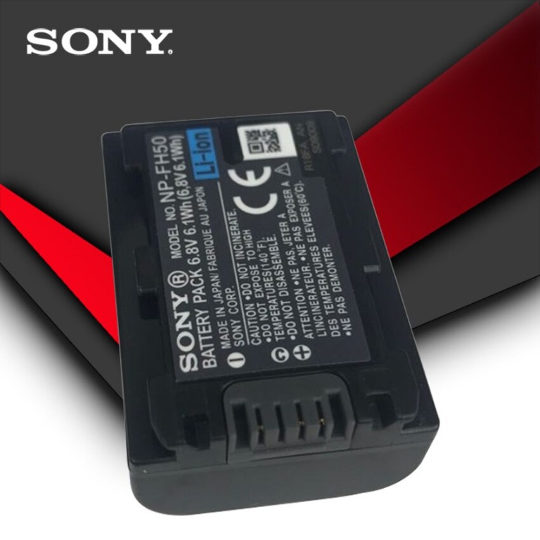 Sony NP-FH50 Battery Pack. 100% original battery, Photography ...