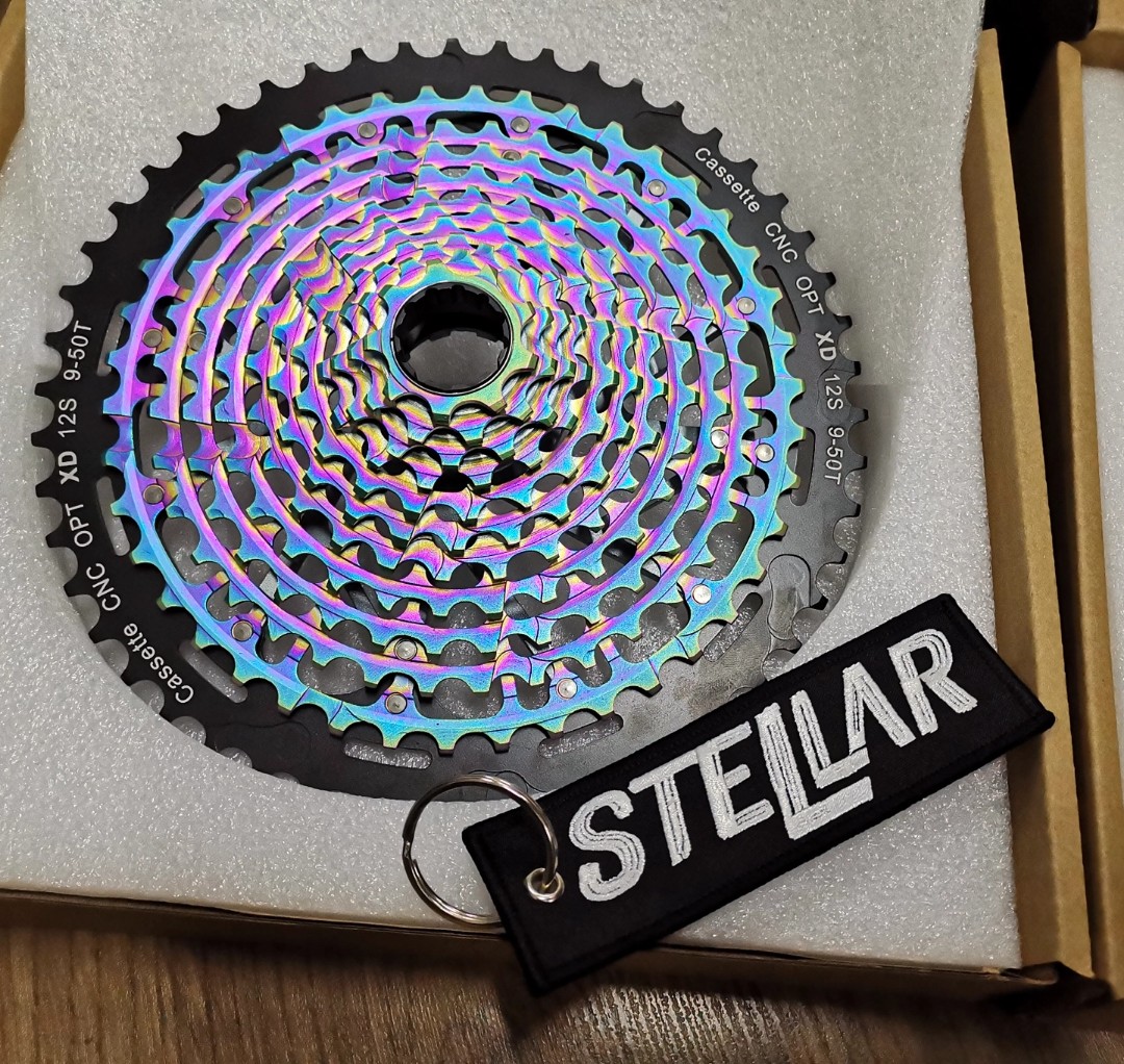 Sram compatible 12 speed oil slick cassette by Strato Spectra, Sports ...