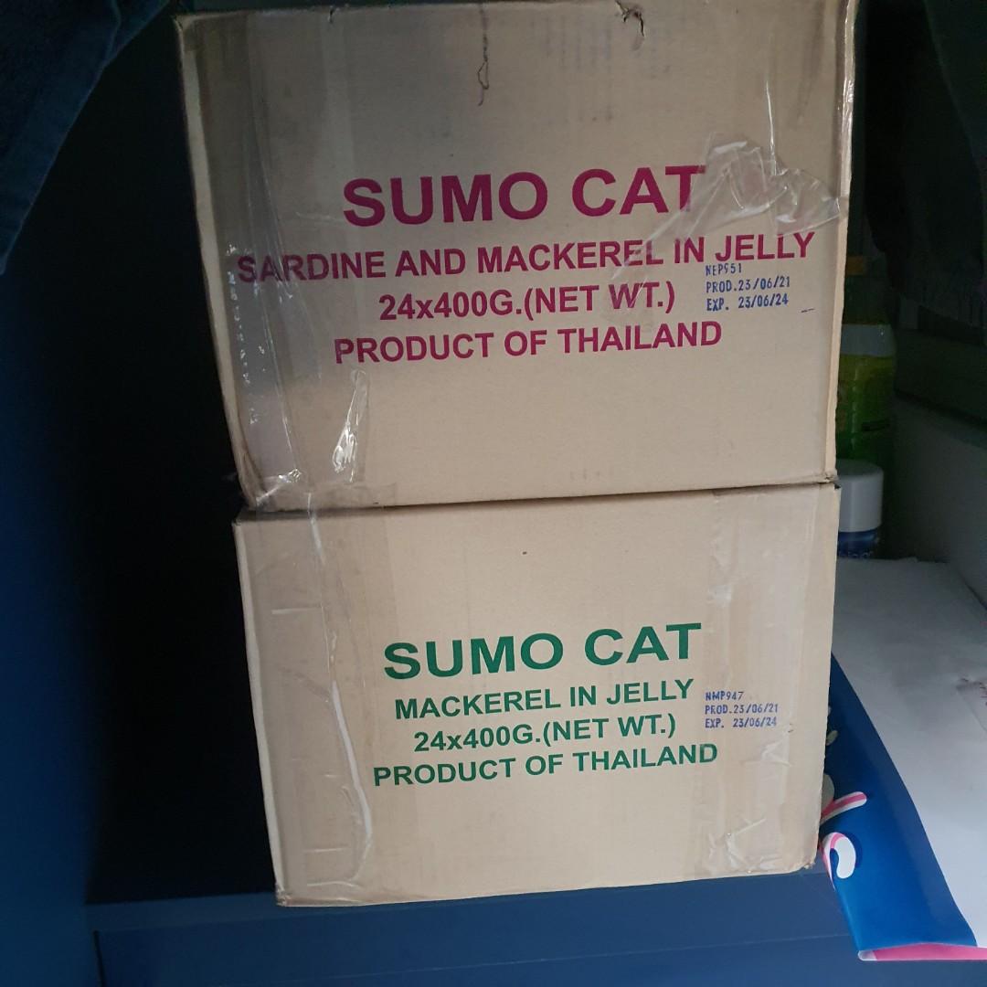 Sumo cat 400g 1 carton, Pet Supplies, Pet Food on Carousell