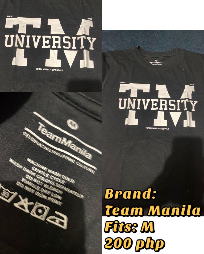 TEAM MANILA SHIRT, Men's Fashion, Tops & Sets, Tshirts & Polo Shirts on ...