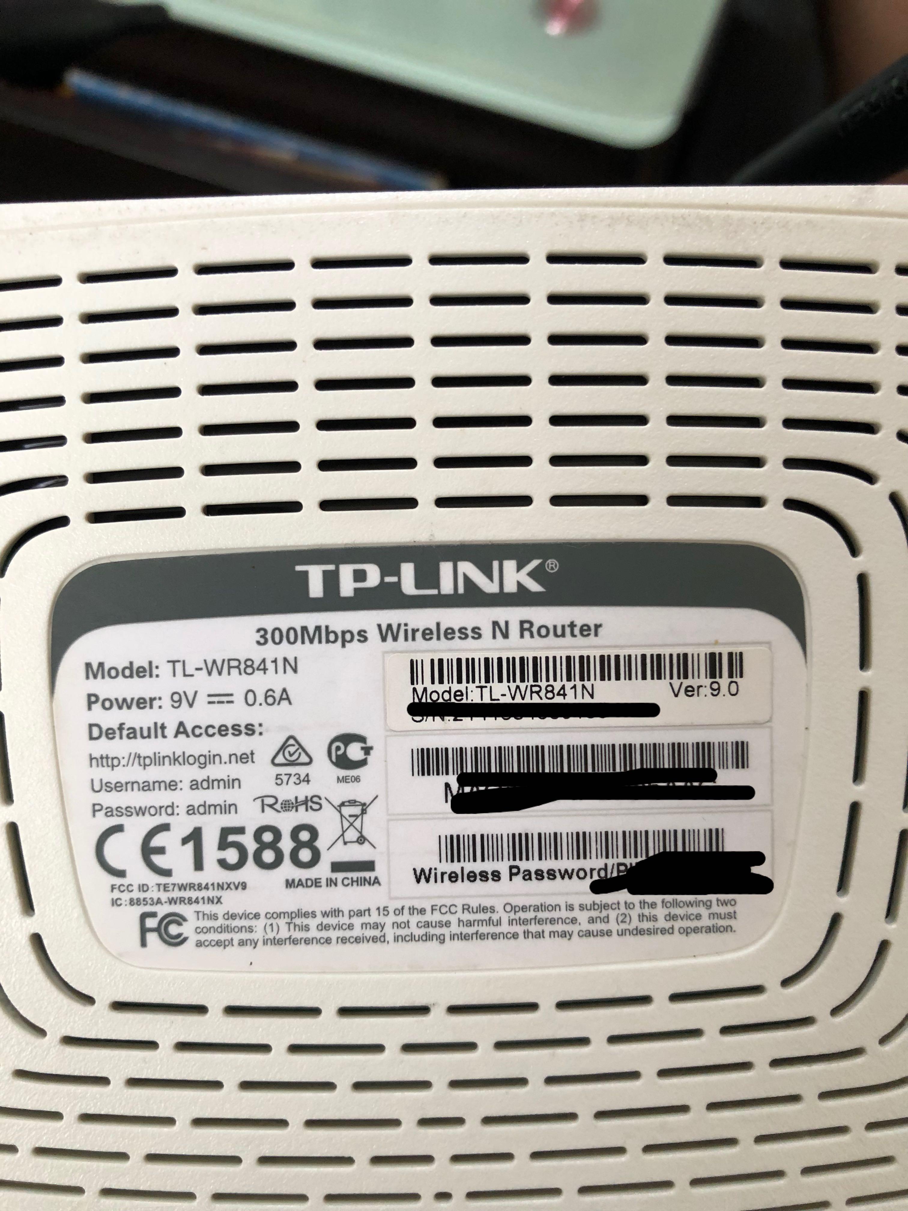 TP Link Router Model TL-WR841N, Computers & Tech, Parts & Accessories ...