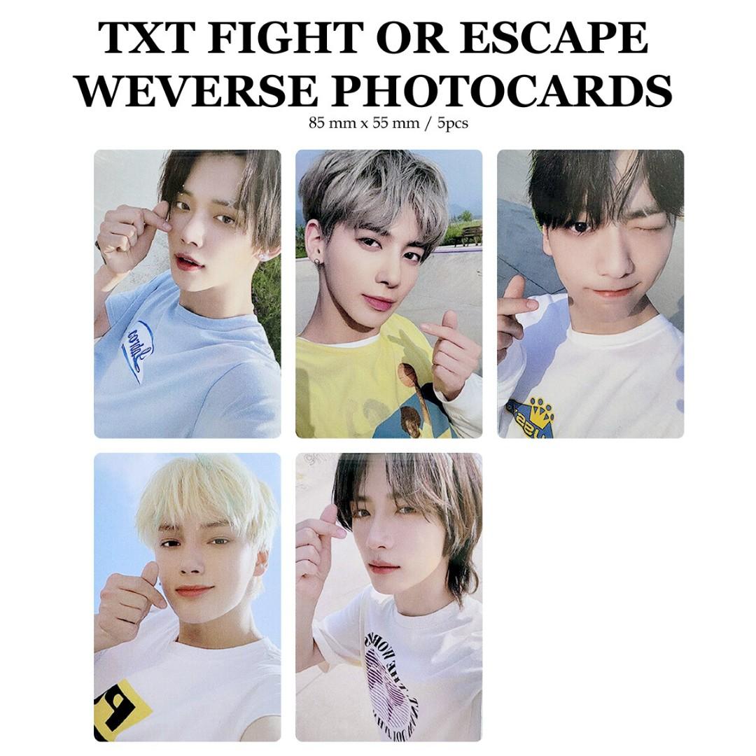 TXT FIGHT OR ESCAPE PHOTOCARD, Hobbies & Toys, Memorabilia ...