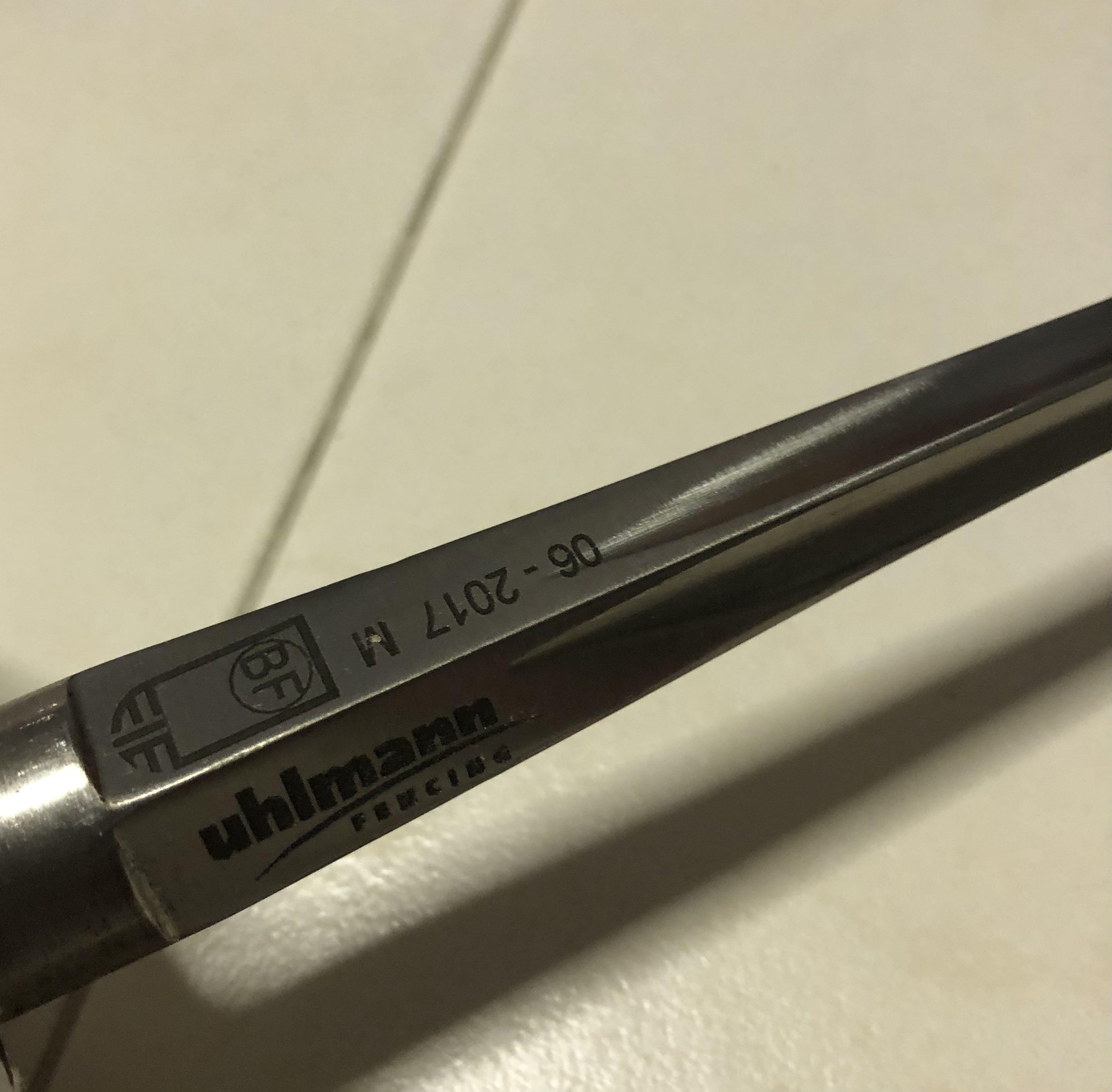 Uhlmann "BF Ultra" Epee Blade MRG FIE (Wired), Sports Equipment, Other ...