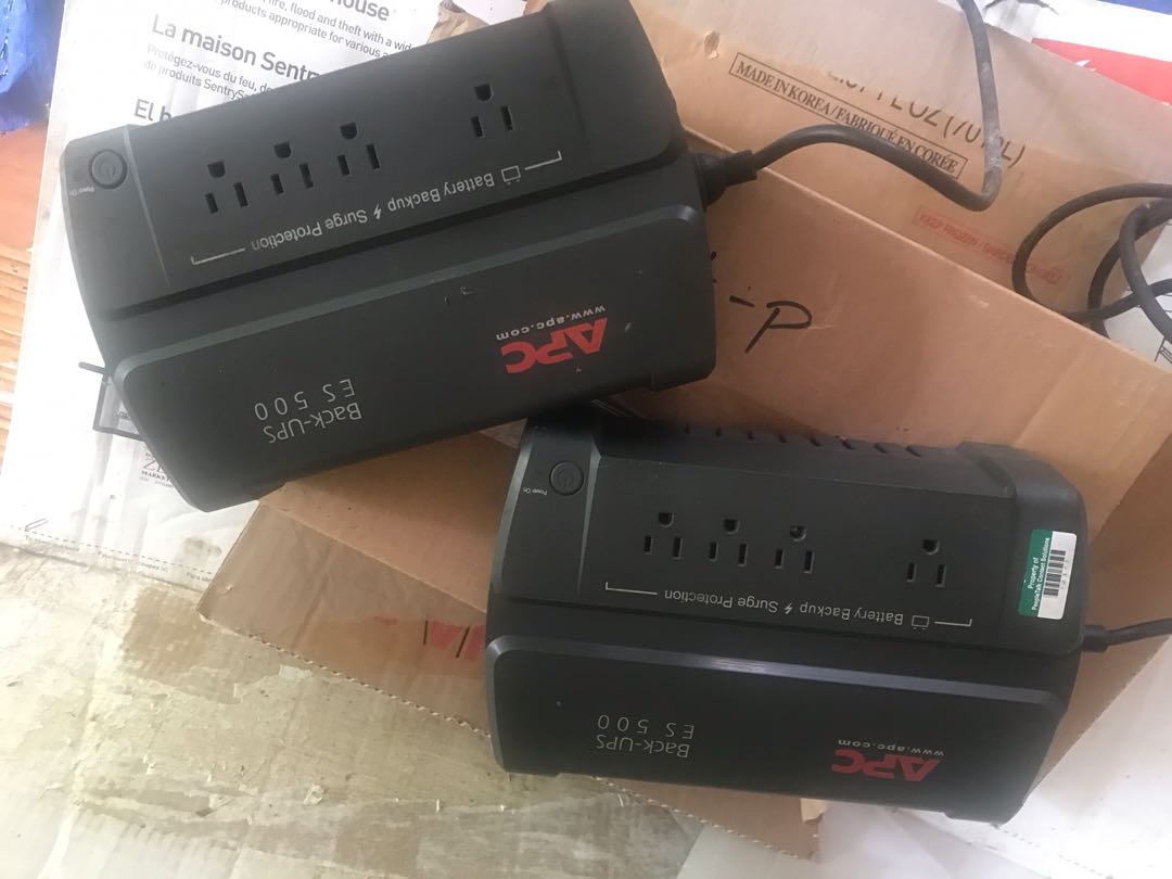 AS IS UPS ES 500 APC BRAND, Computers & Tech, Office & Business ...