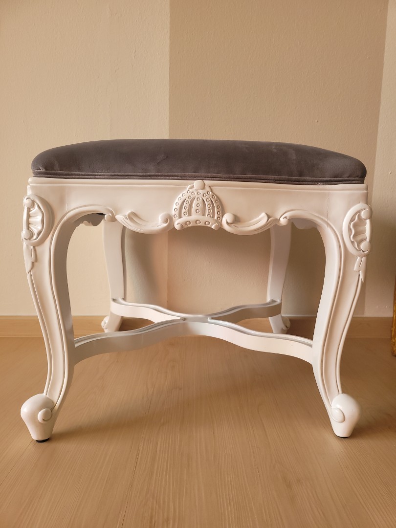 Victorian Style Stool, Furniture & Home Living, Furniture, Chairs on ...