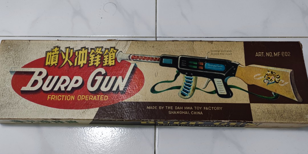 Vintage Burp Gun Friction operated, Hobbies & Toys, Toys & Games on ...