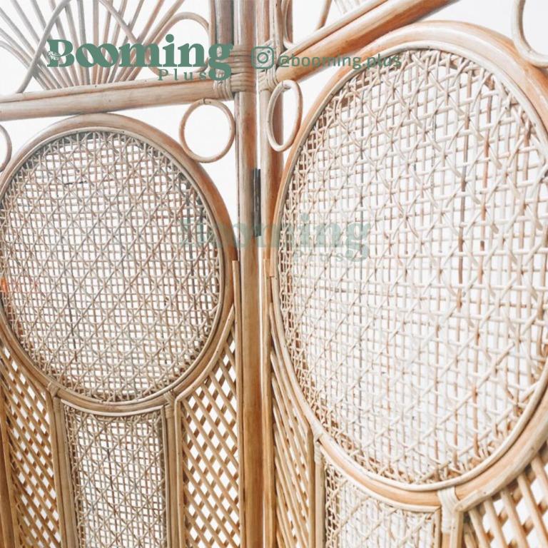 Vintage Design Rattan Partition / Pembahagi Rotan- BOOMING PLUS ...