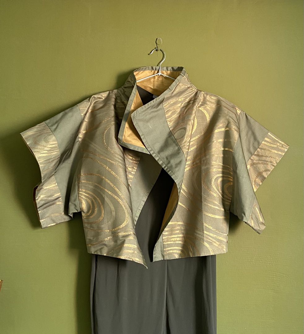 Vintage Kimono Obi Jacket, Women's Fashion, Coats, Jackets and ...
